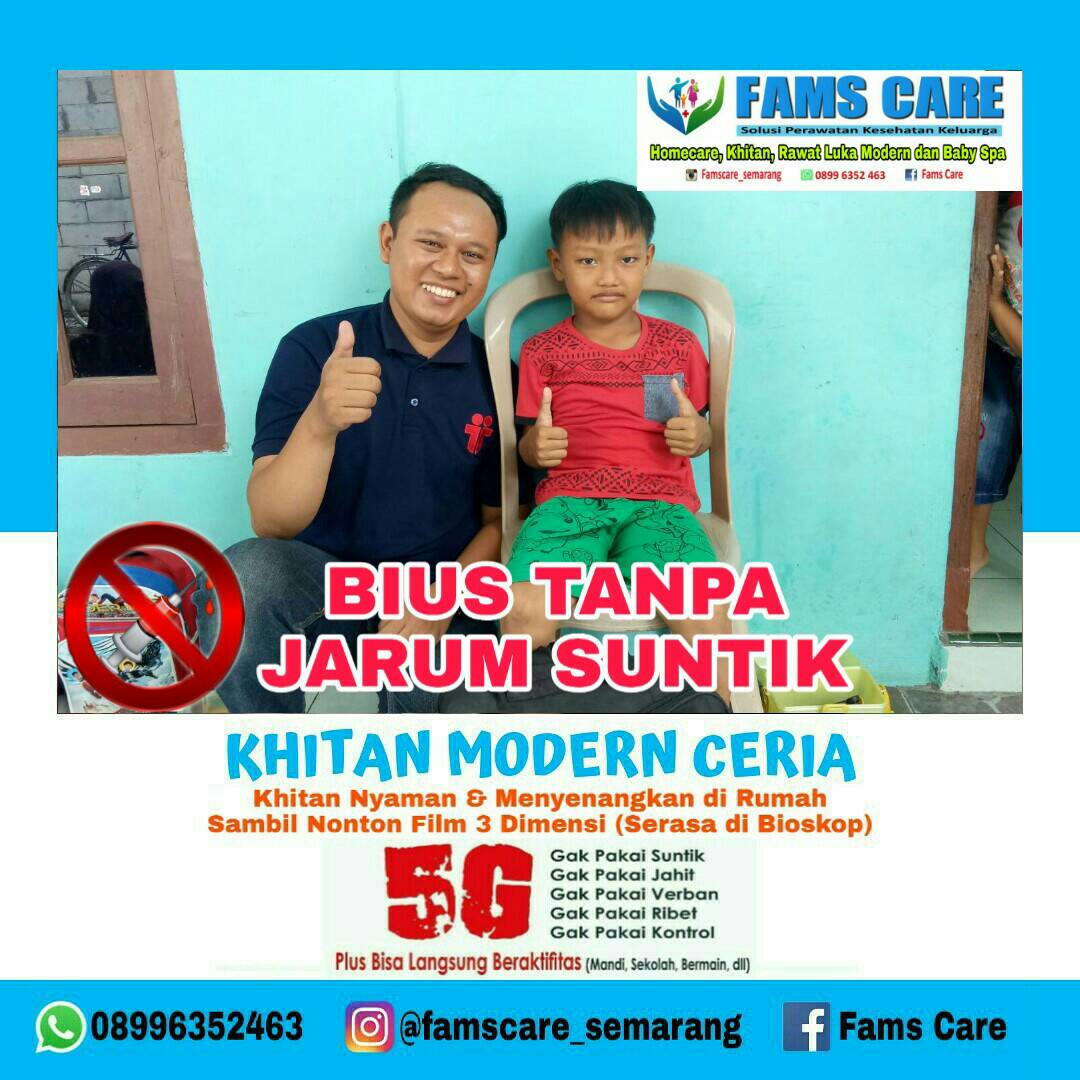 Sunat Modern Klamp Bergas Semarang Jawa Tengah