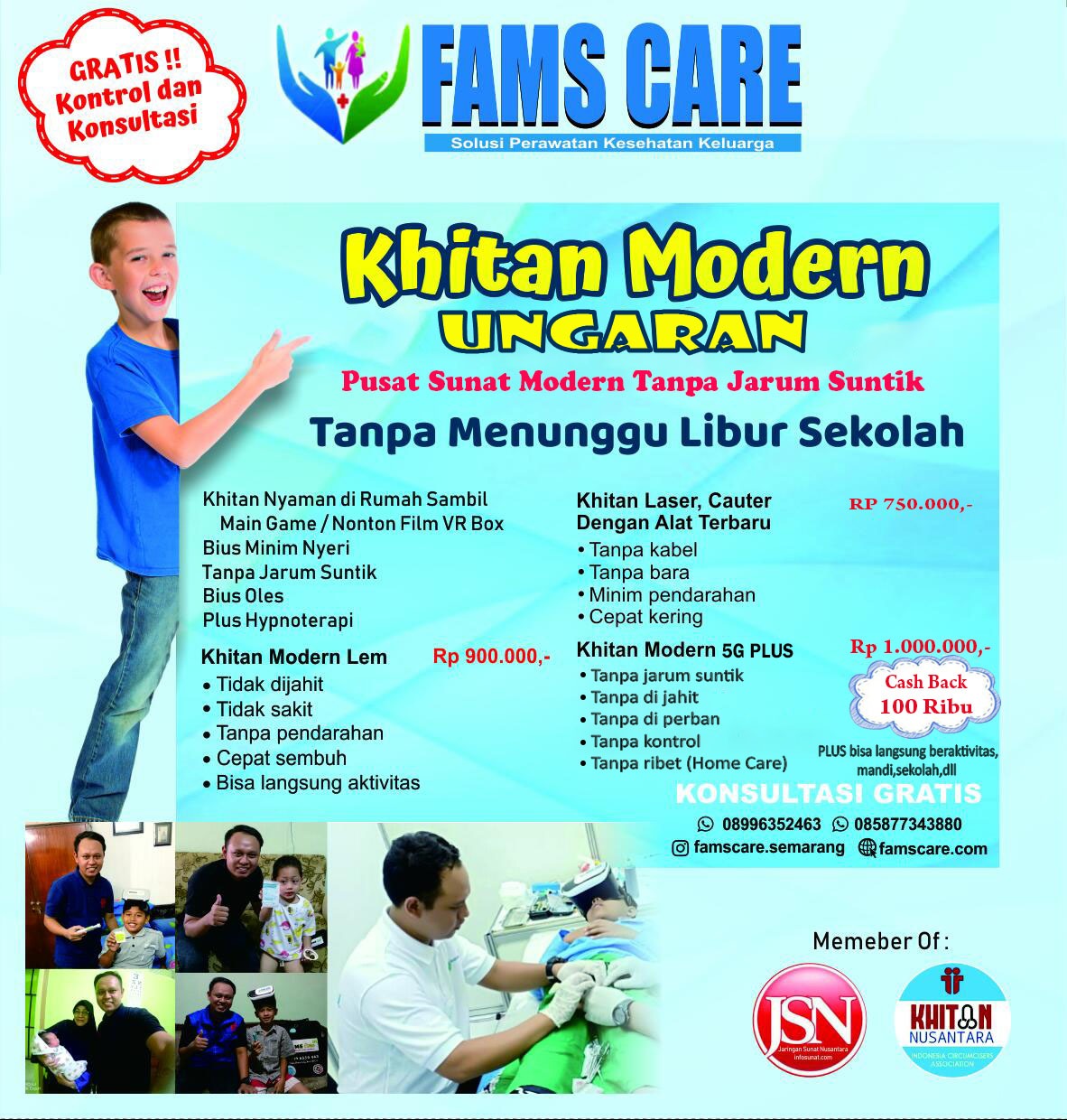 Sunat Modern Klamp Kaliwungu Semarang Jawa Tengah